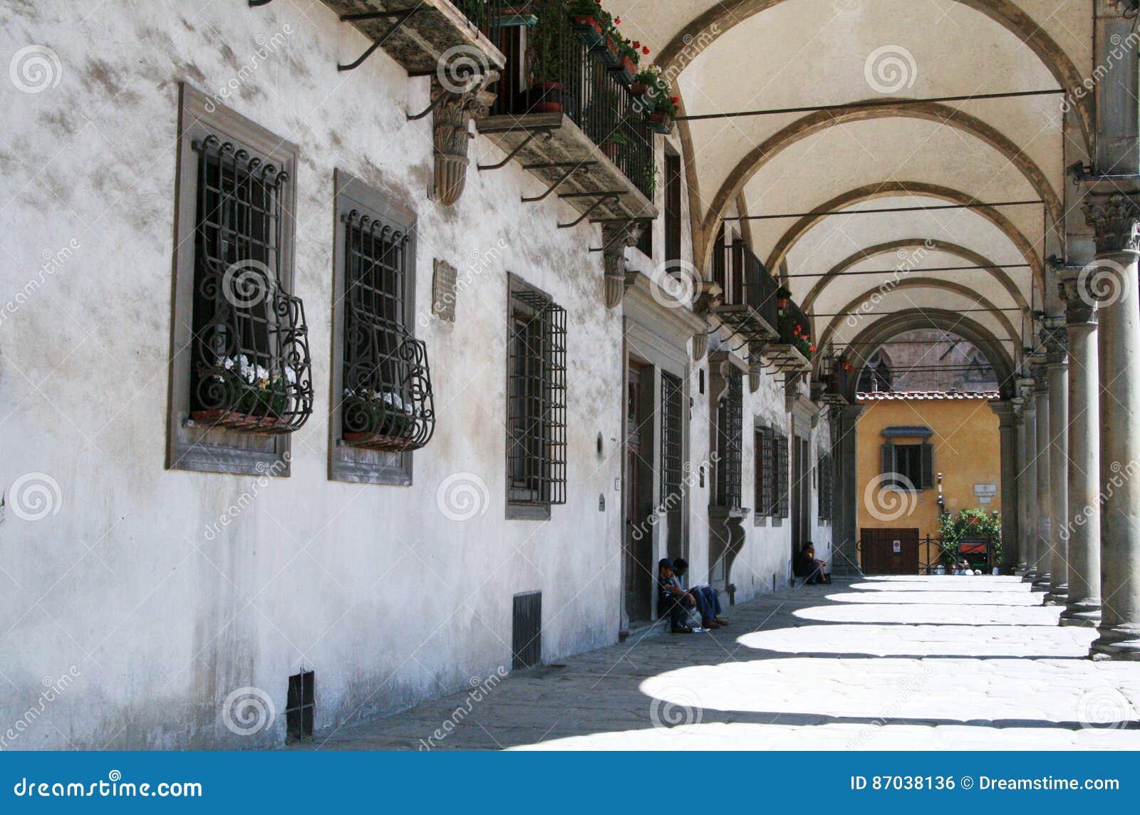 Archways in Florence, Italy Stock Photo - Image of space, sunny: 87038136