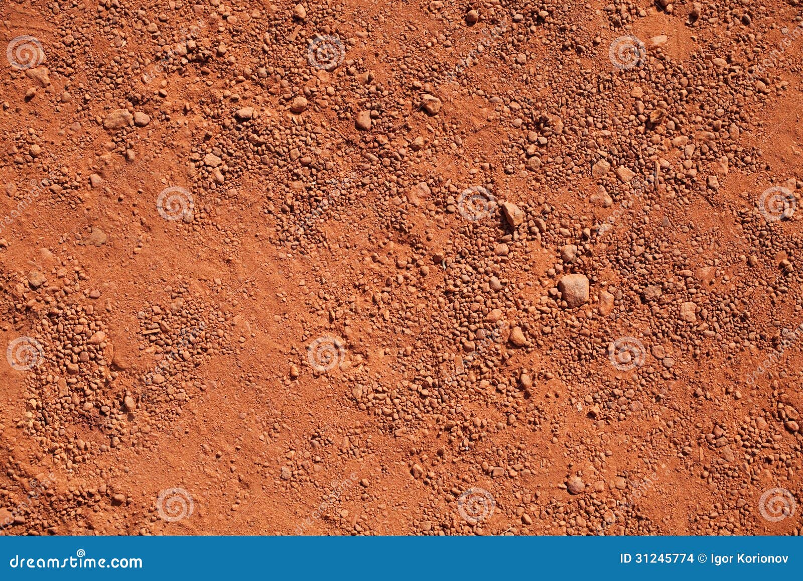 Arcilla roja seca foto de archivo. Imagen de arena, material - 31245774
