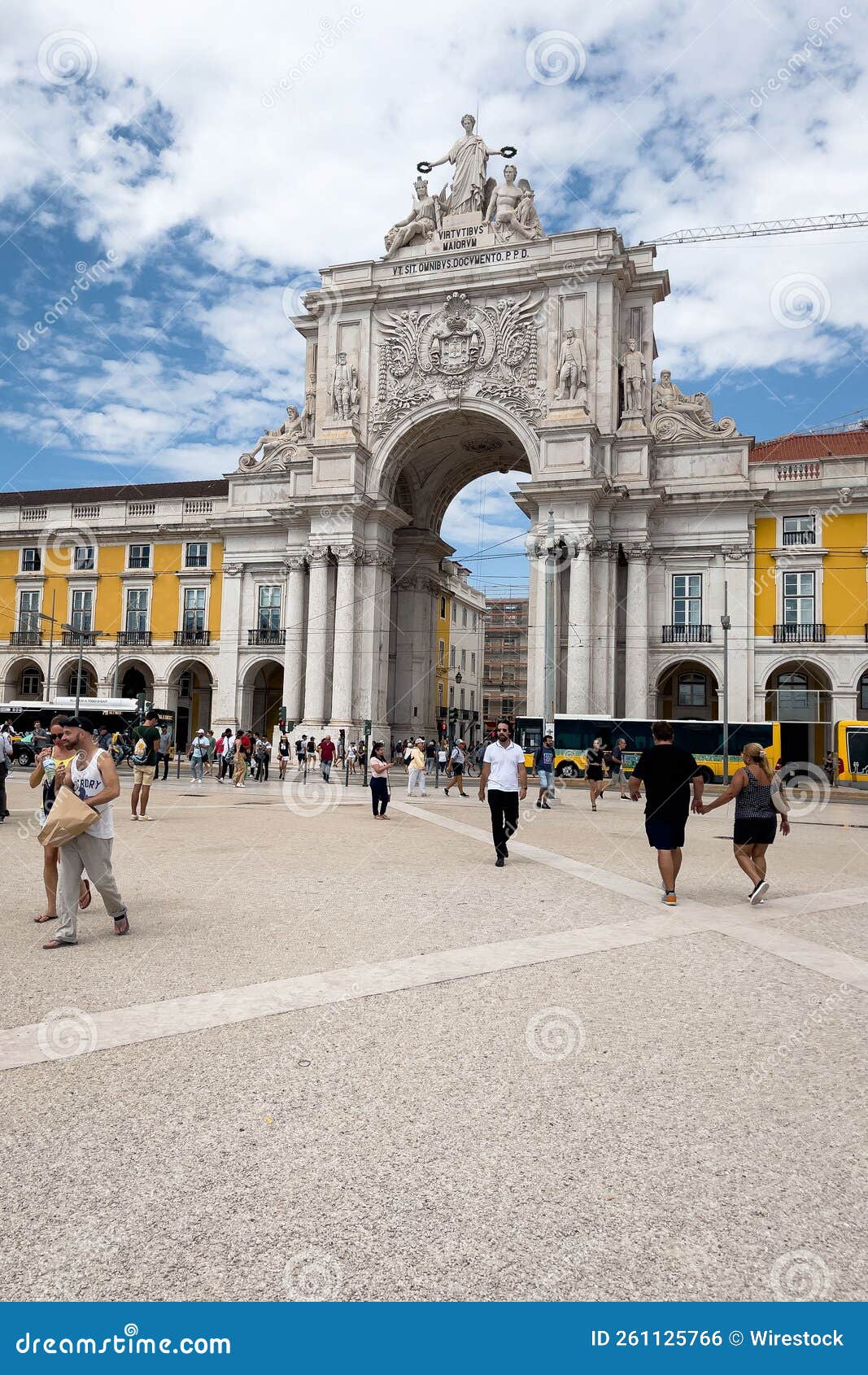 Arco Da Rua Augusta in Lisbon Editorial Photo - Image of gateway ...