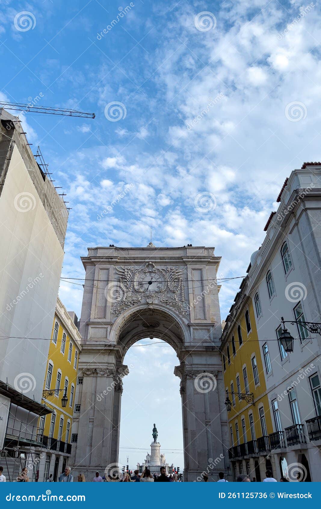 Arco Da Rua Augusta in Lisbon Editorial Photo - Image of history ...