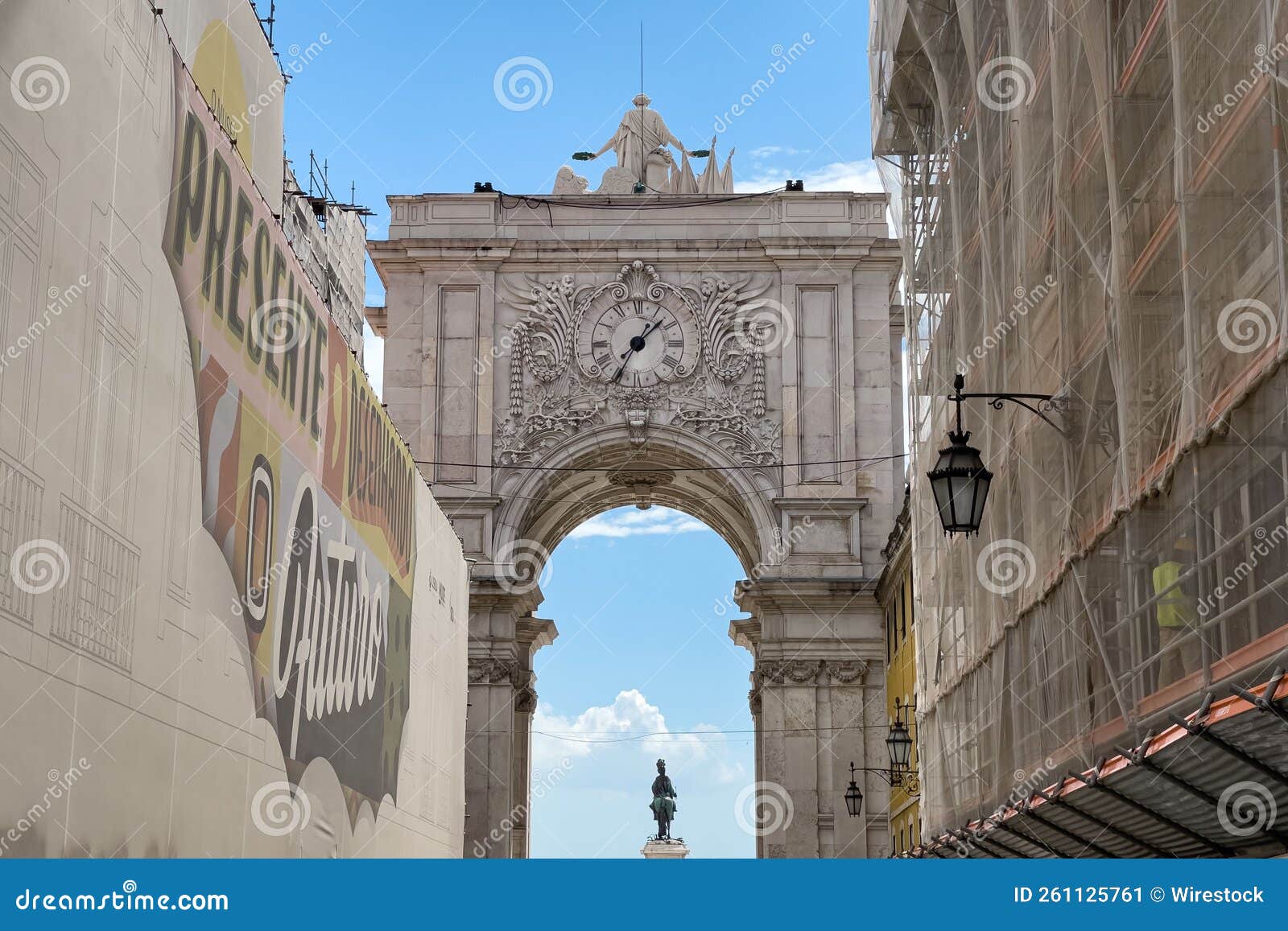 Arco Da Rua Augusta in Lisbon Editorial Photo - Image of arch, landmark ...