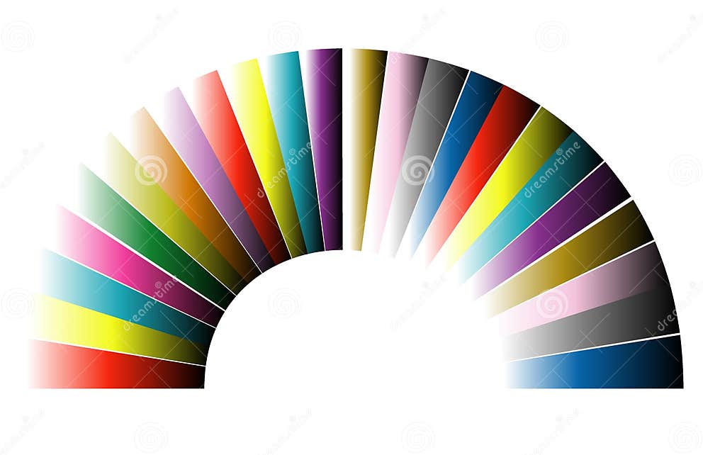 Arco del color stock de ilustración. Ilustración de espectro - 7466126