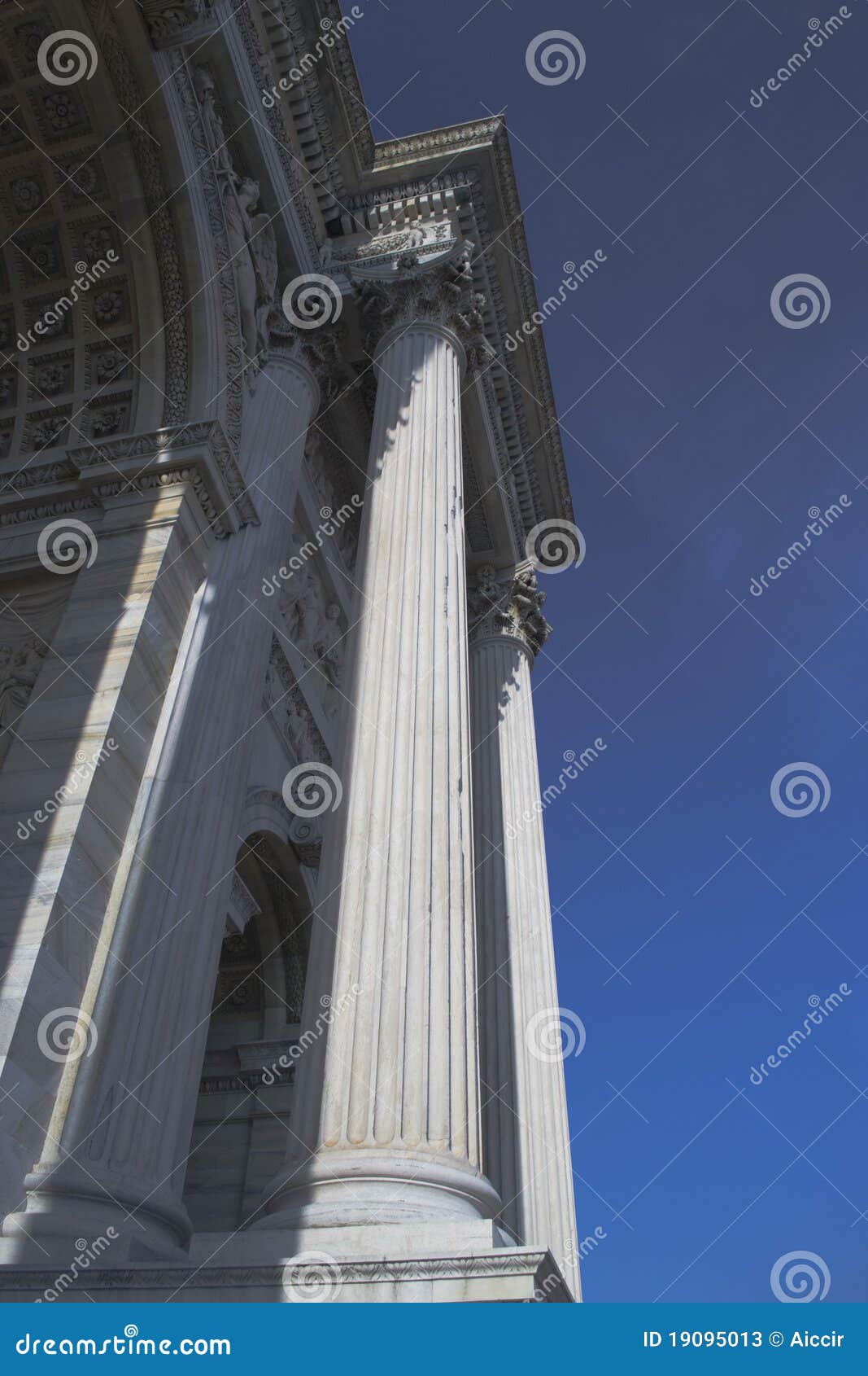 Arco Della Pace Milano - Column Detail Stock Image - Image of details ...