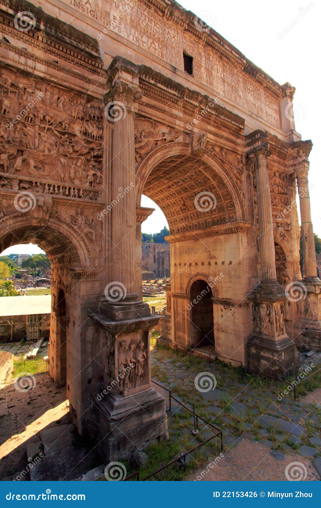Arco Di Constantine, Roma, Italia Fotografia Stock - Immagine di cesare ...