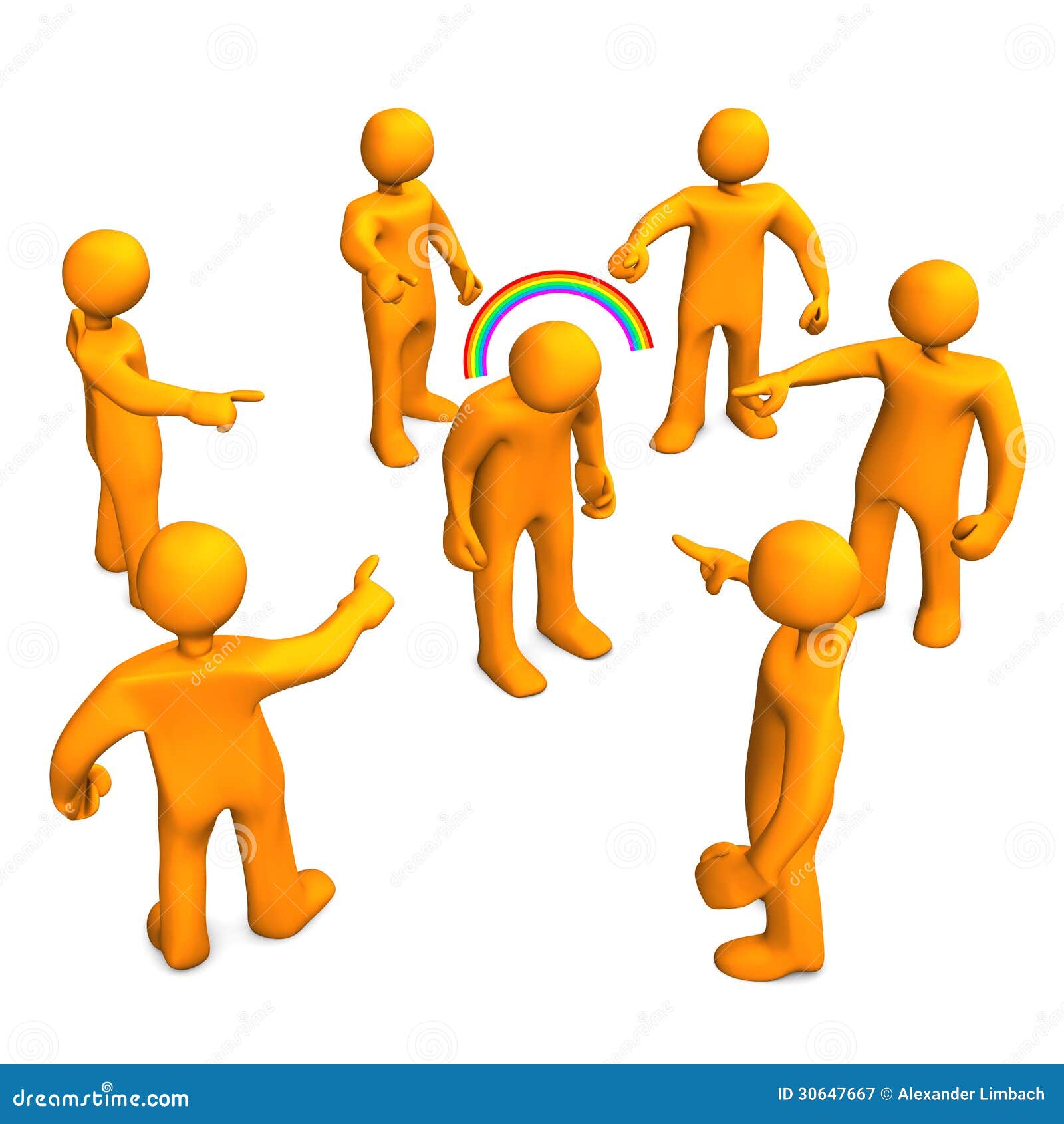 Arco iris de la difamación stock de ilustración. Ilustración de ...