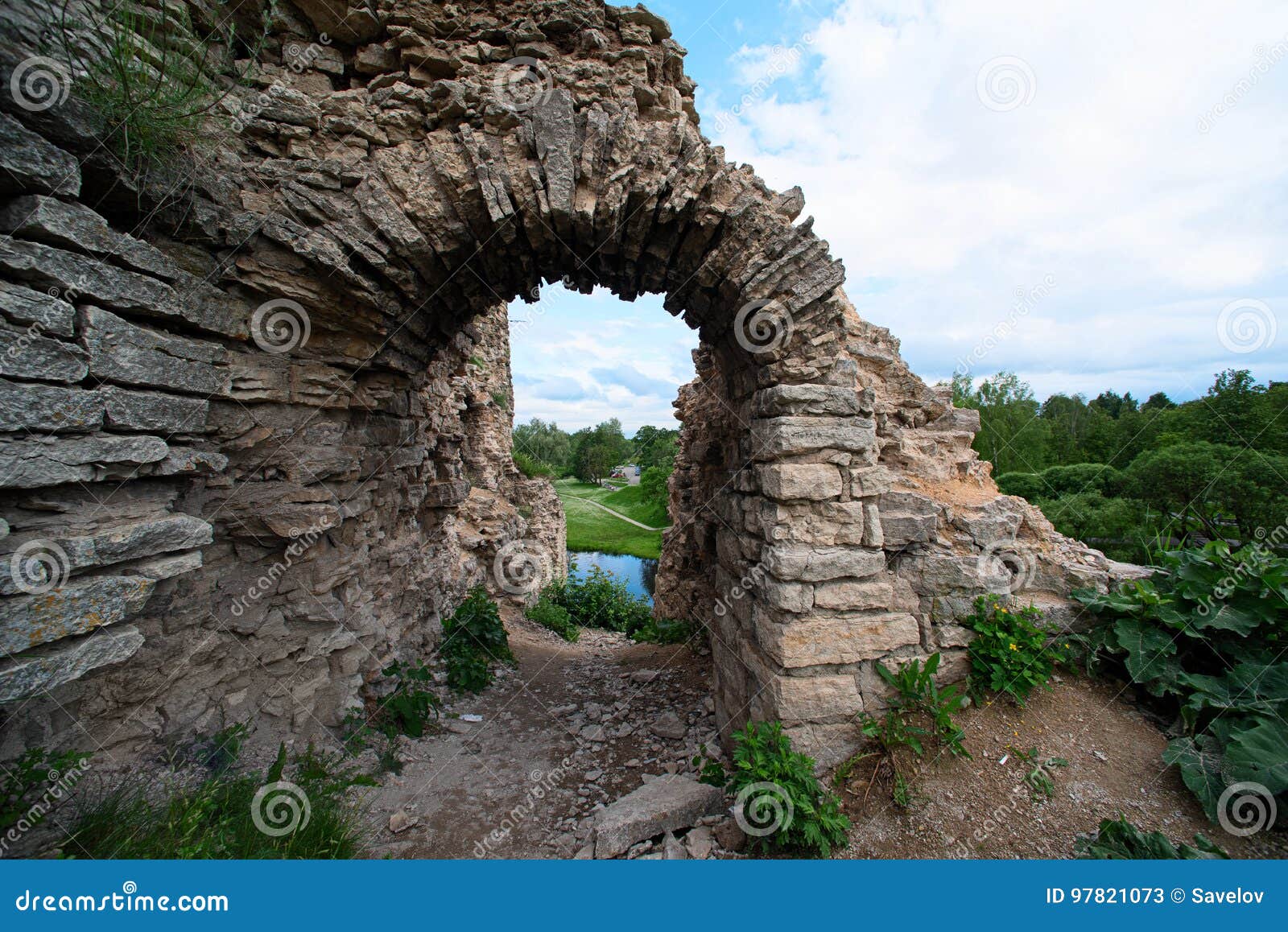 Arco Medieval Antiguo De La Ciudadela Imagen de archivo - Imagen de ...