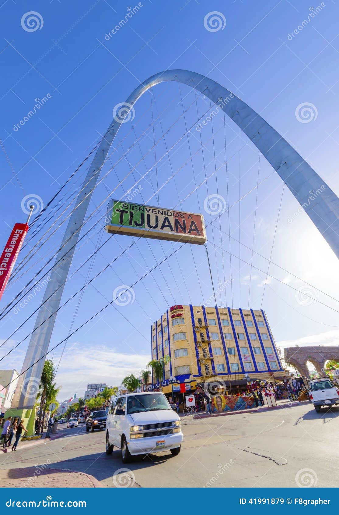 Arco Monumental, Tijuana, México Imagen de archivo editorial - Imagen ...