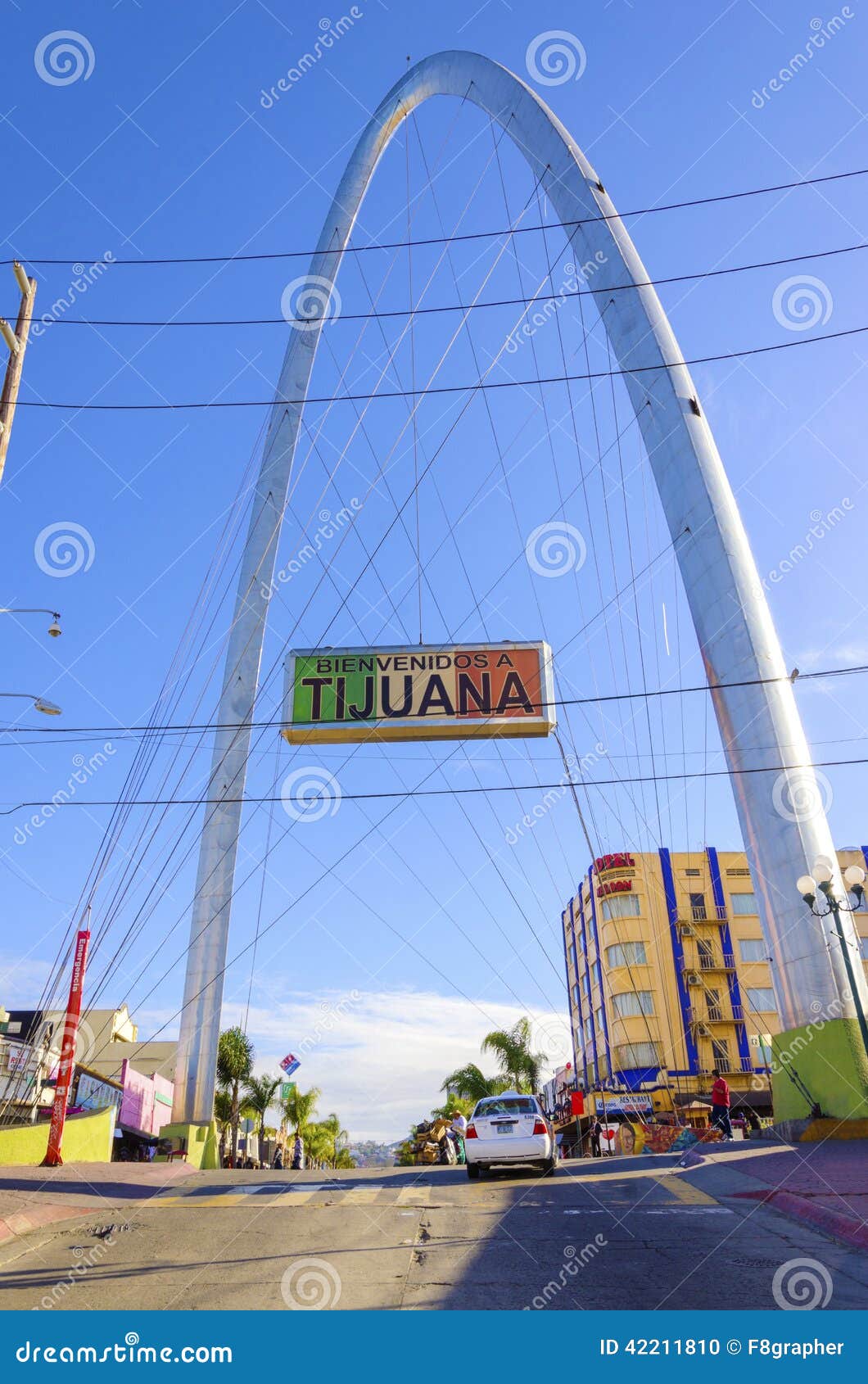 Arco Monumental, Tijuana, México Imagen editorial - Imagen de milenio ...