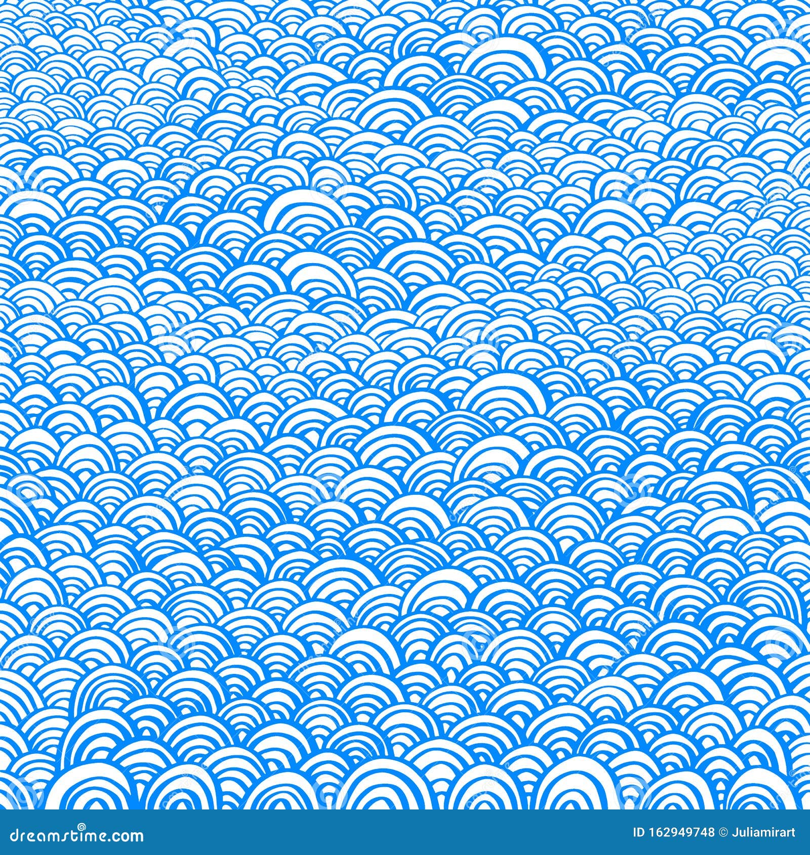 Arcs Handdrawn Pattern-08 stock vector. Illustration of doodle - 162949748