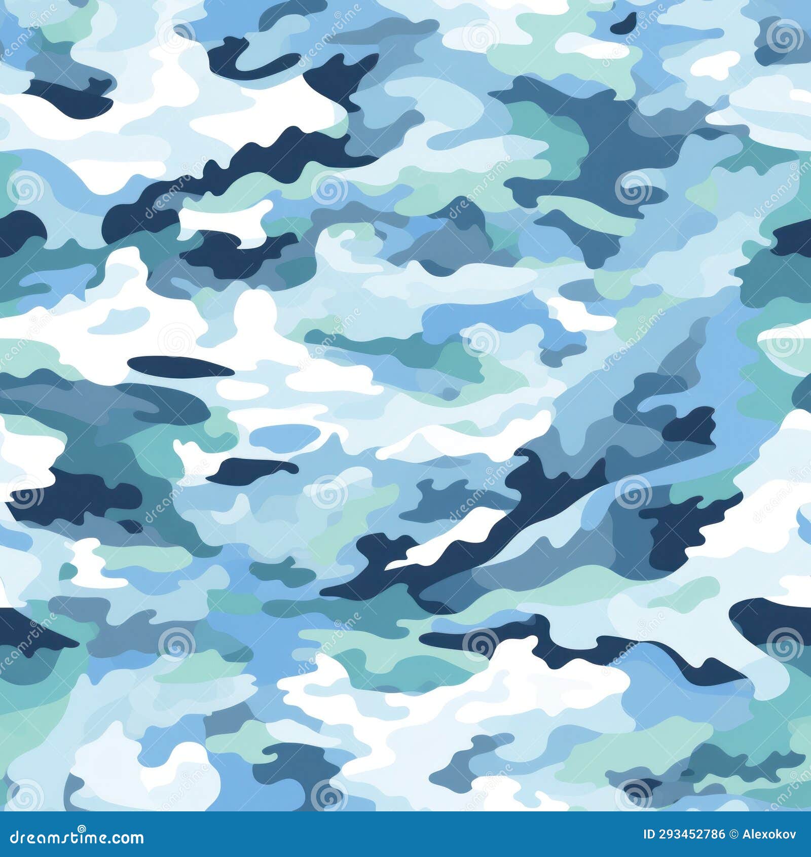 Arctic Camouflage Pattern with Northern Lights Color Scheme AI ...