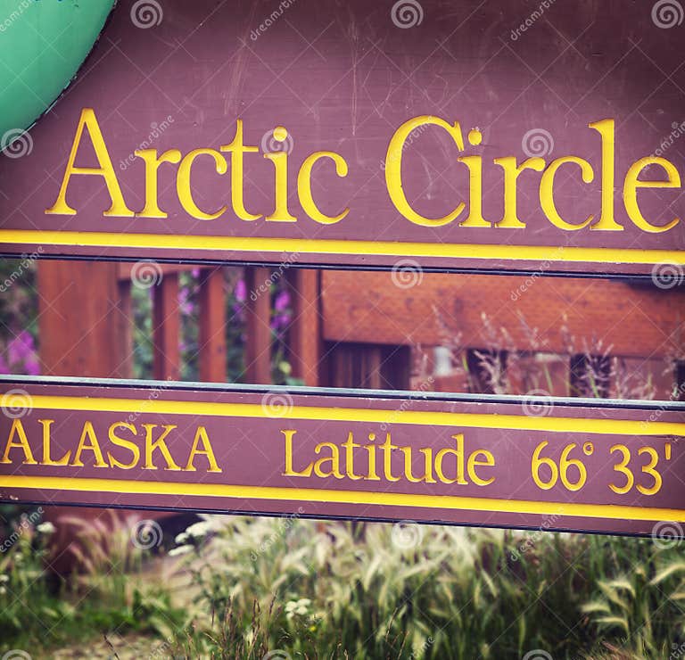 Arctic Circle stock photo. Image of dalton, monument - 54156746