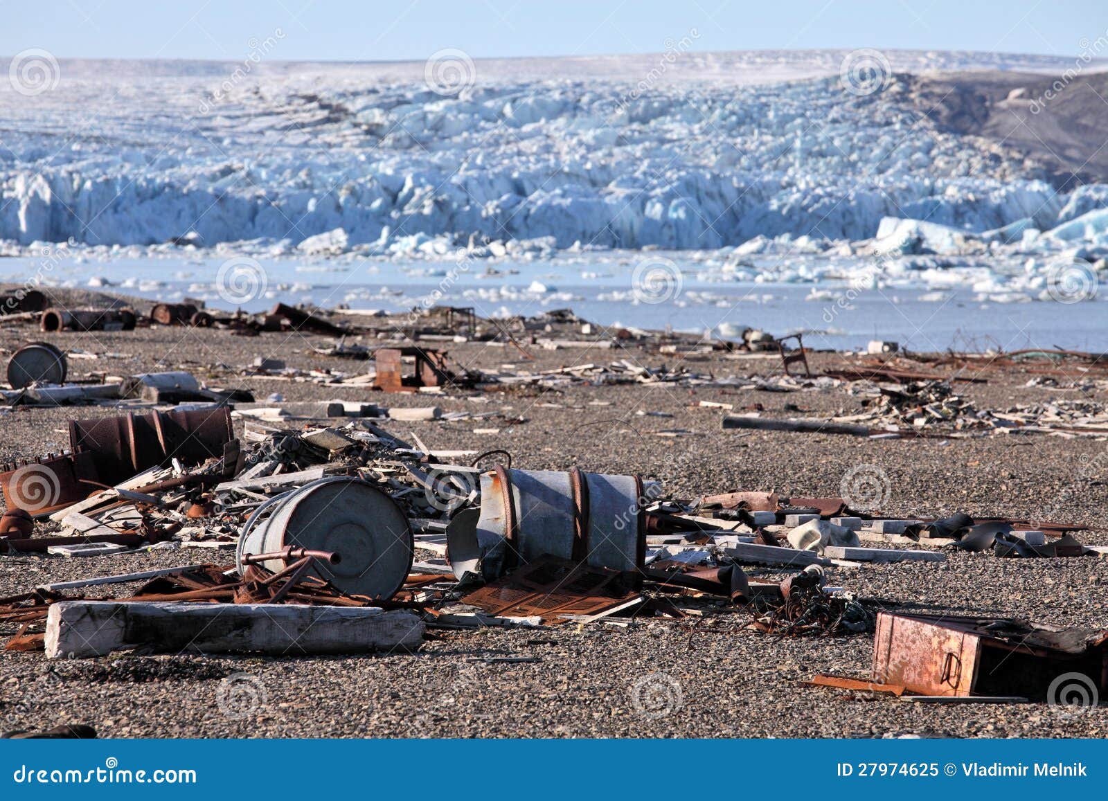 Arctic coast pollution stock image. Image of barrel, crude - 27974625