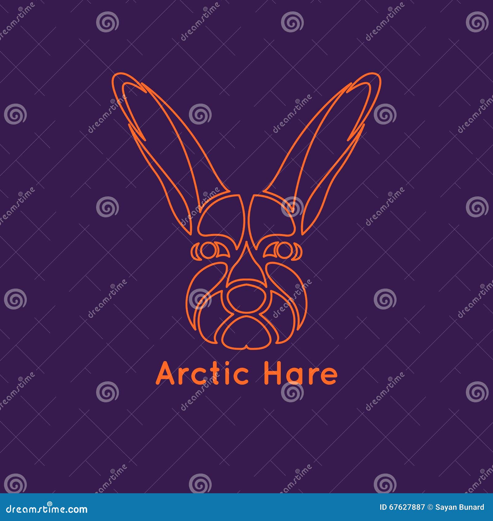 Arctic Hare Logo Vector Stock Illustrations – 33 Arctic Hare Logo ...