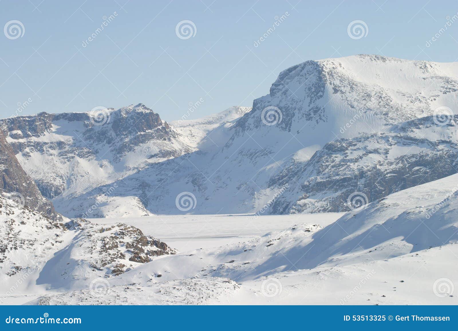 Arctic ice stock image. Image of piste, terrain, moraine - 53513325