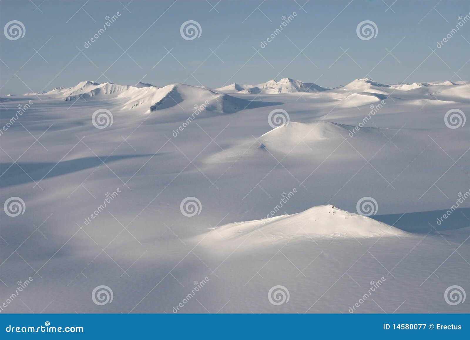 Arctic Landscape, Glaciers and Mountains Stock Image - Image of ...
