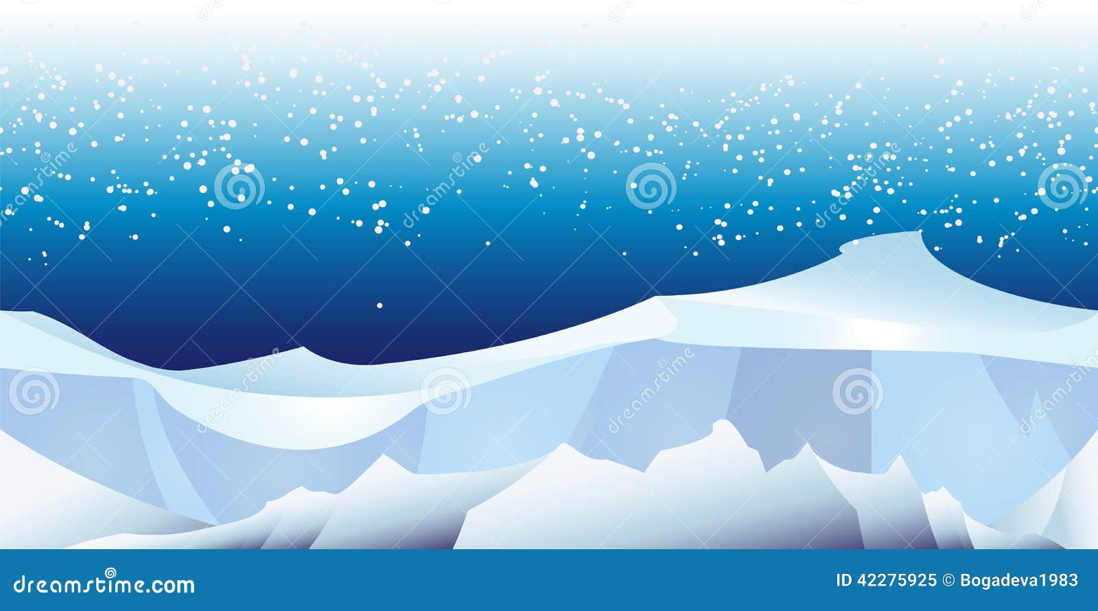 Arctic Landscape Pattern Cartoon Vector | CartoonDealer.com #42275925