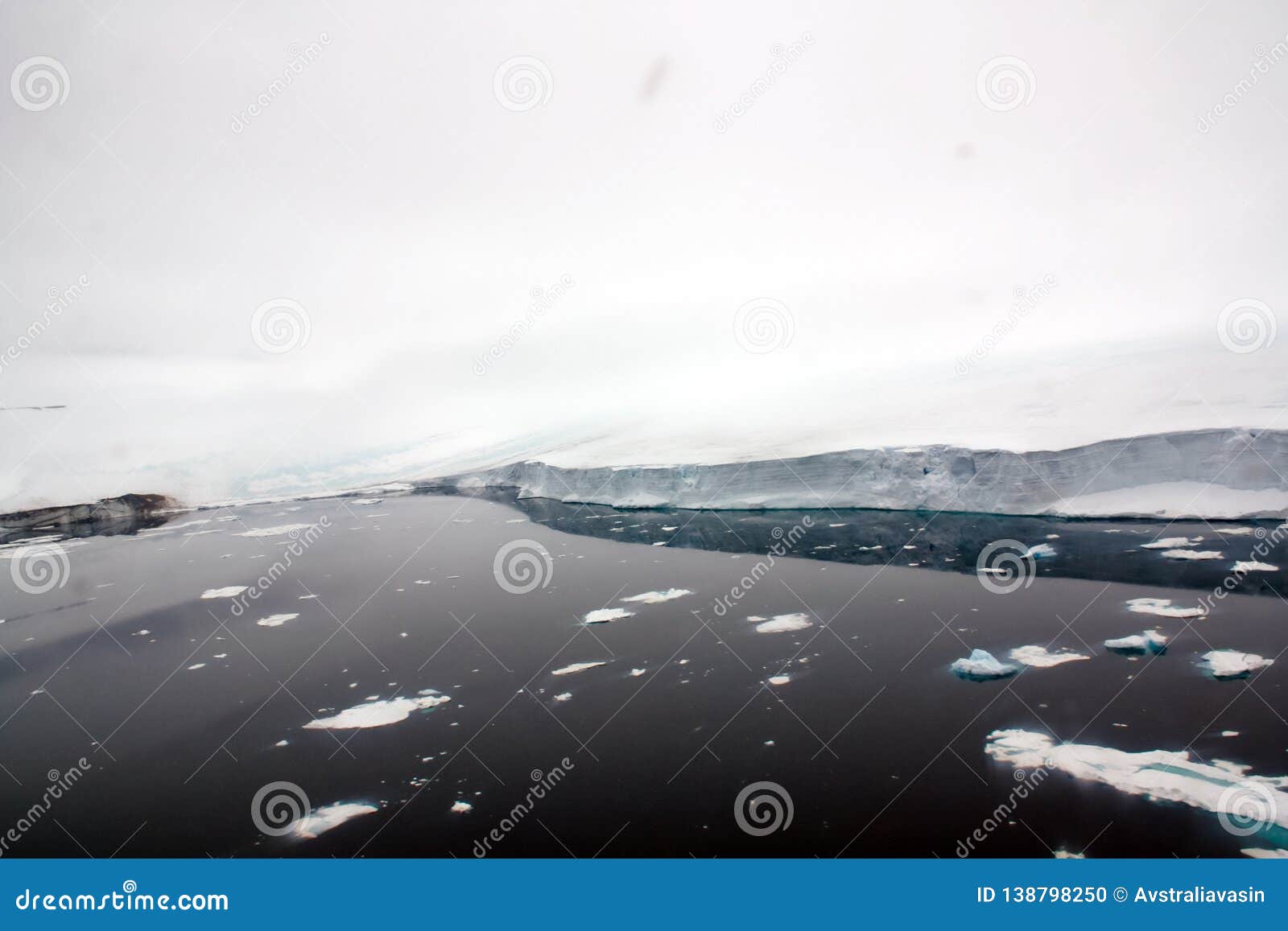 Arctic Landscape, Arctic Tundra and Ice of Arctic Ocean Stock Photo ...