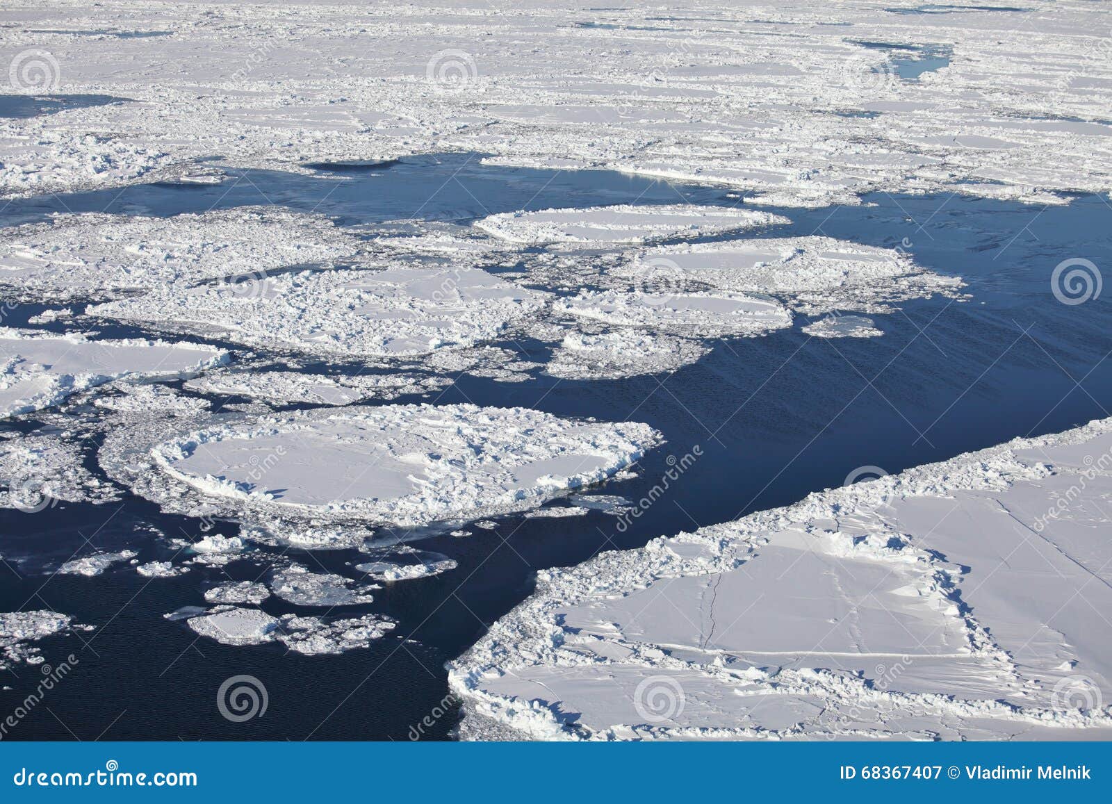 Arctic Ocean - aerial view stock image. Image of antarctic - 68367407