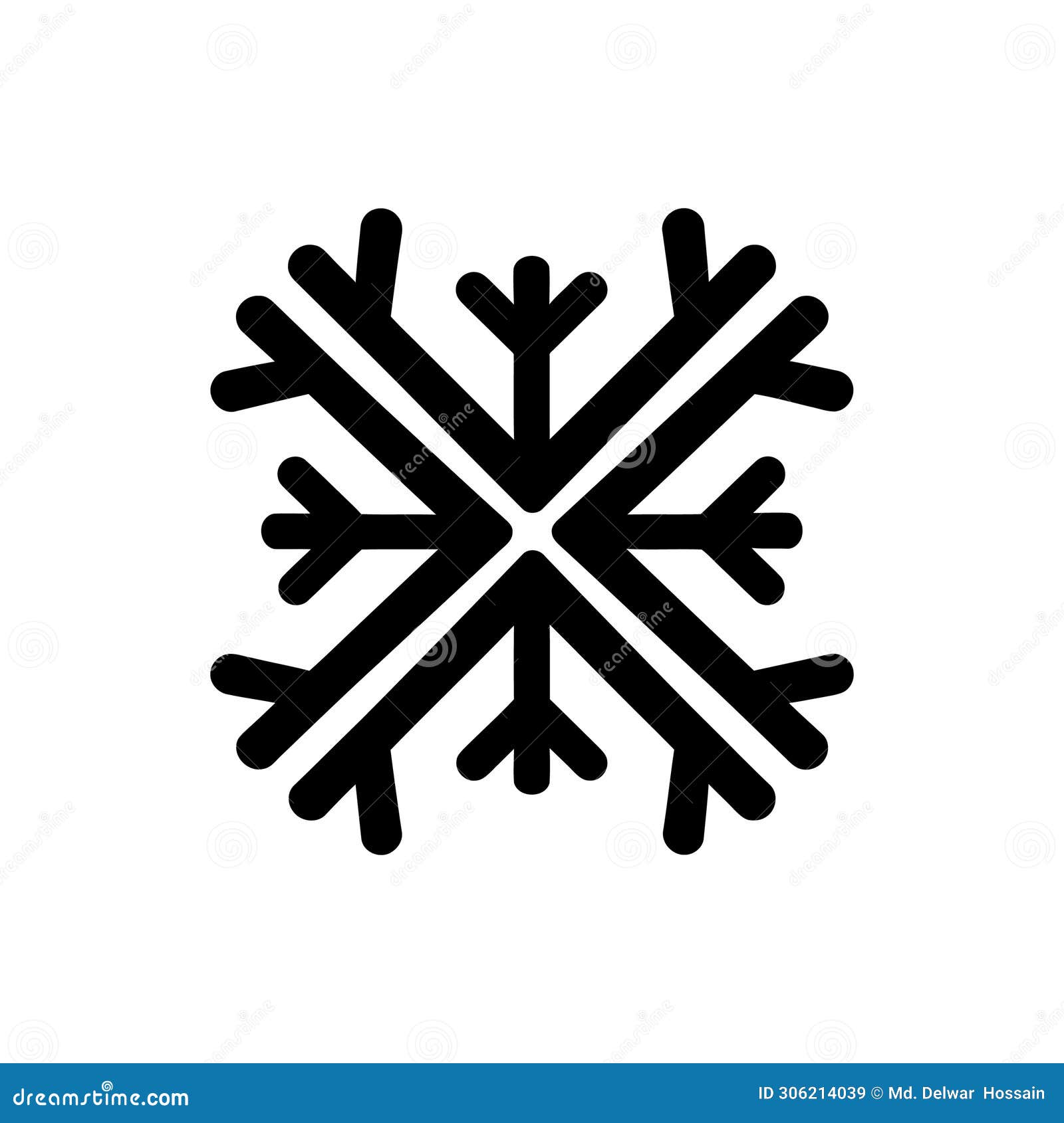 Arctic Sparkle Snowflake Icon Stock Vector - Illustration of beauty ...