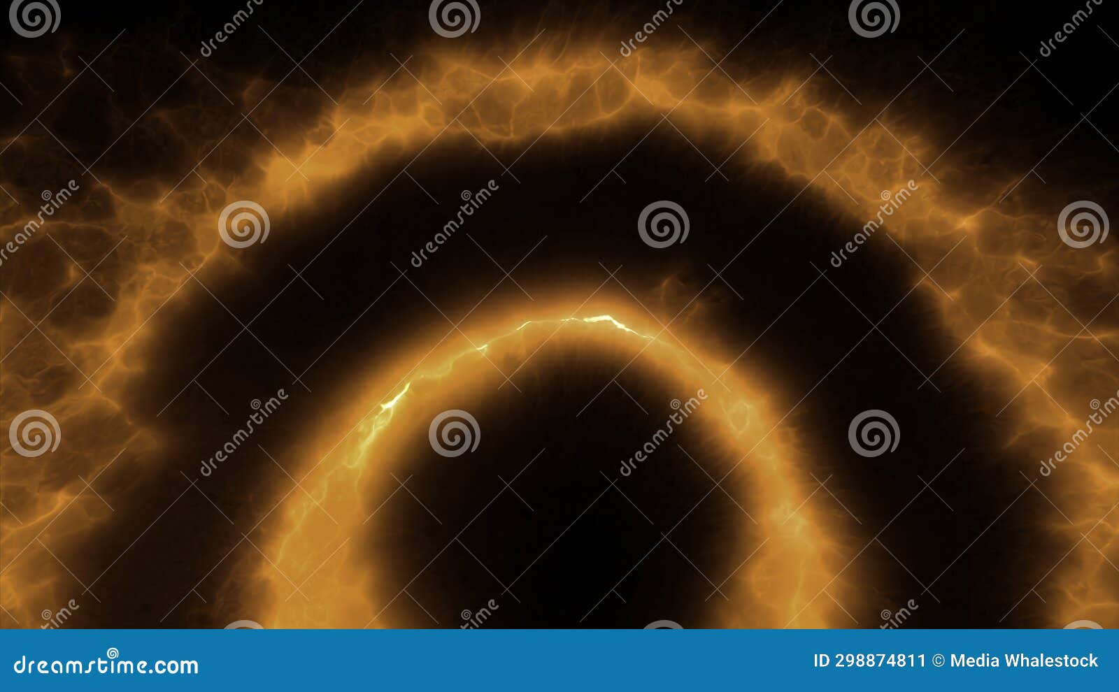 Arcuate Shape of a Burning Devil Eye. Motion. Concept of Anger and Evil ...