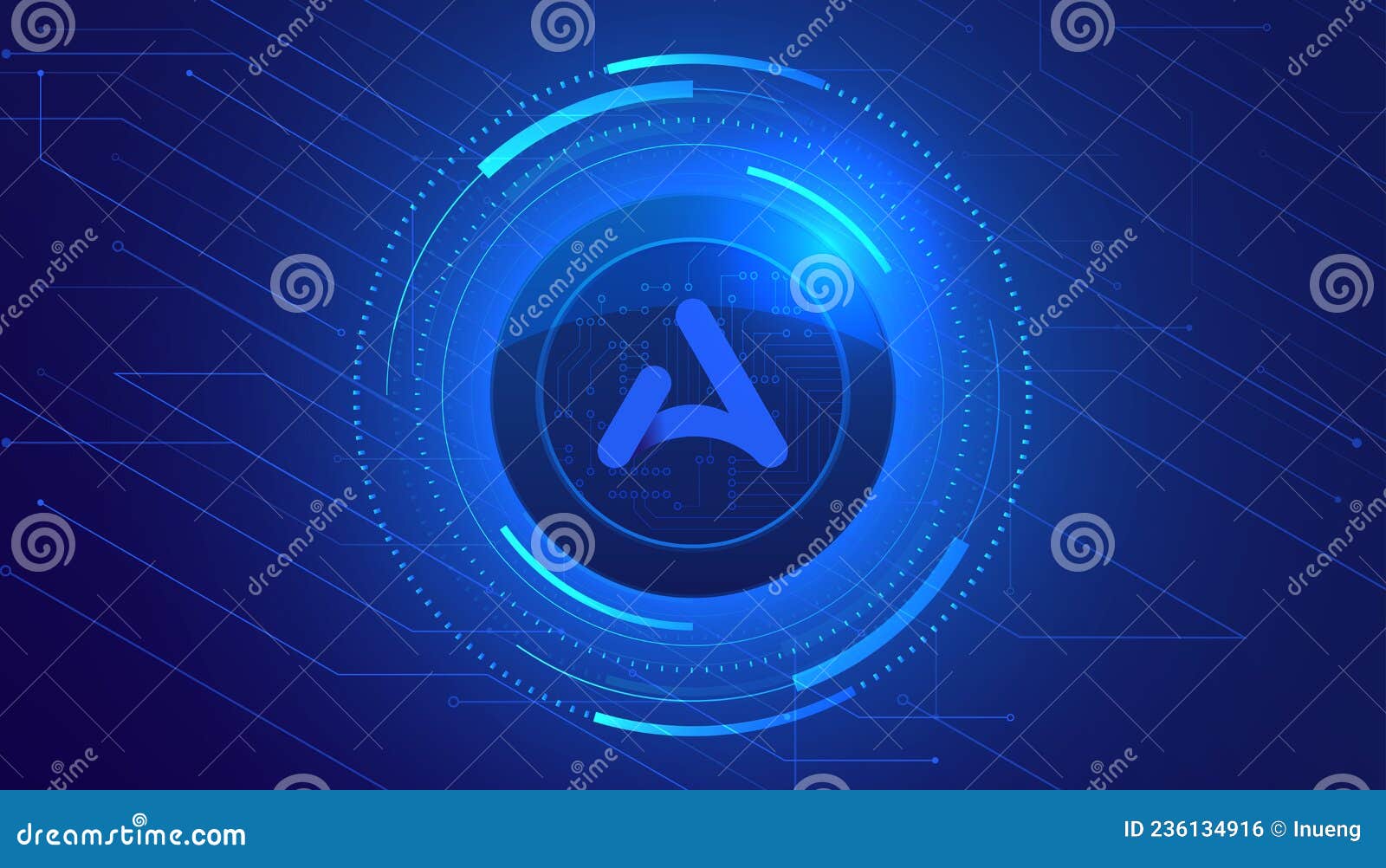 Ardana DANA Coin Banner. DANA Coin Cryptocurrency Concept Banner ...