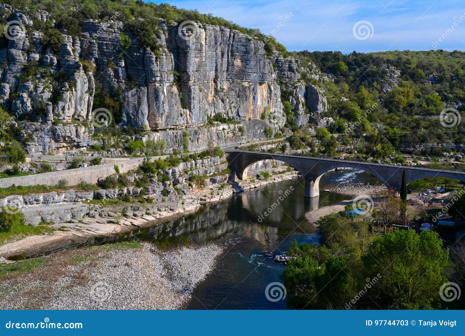 Ardeche River Royalty-Free Stock Photography | CartoonDealer.com #97744703
