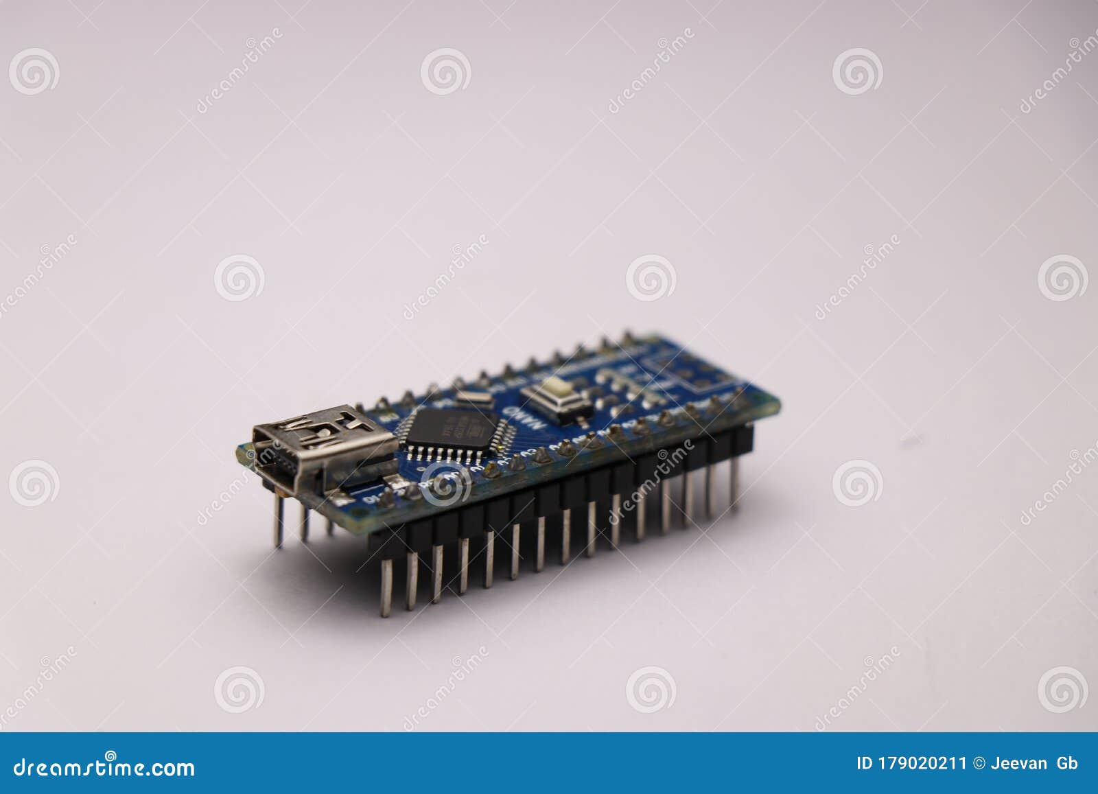 Arduino Nano With Arduino Cable Used In Arduino Programming Arduino Nano Board With Programing