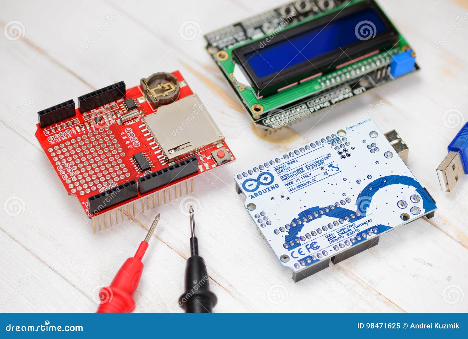 Arduino Uno Microcontroller Editorial Photo 98471625