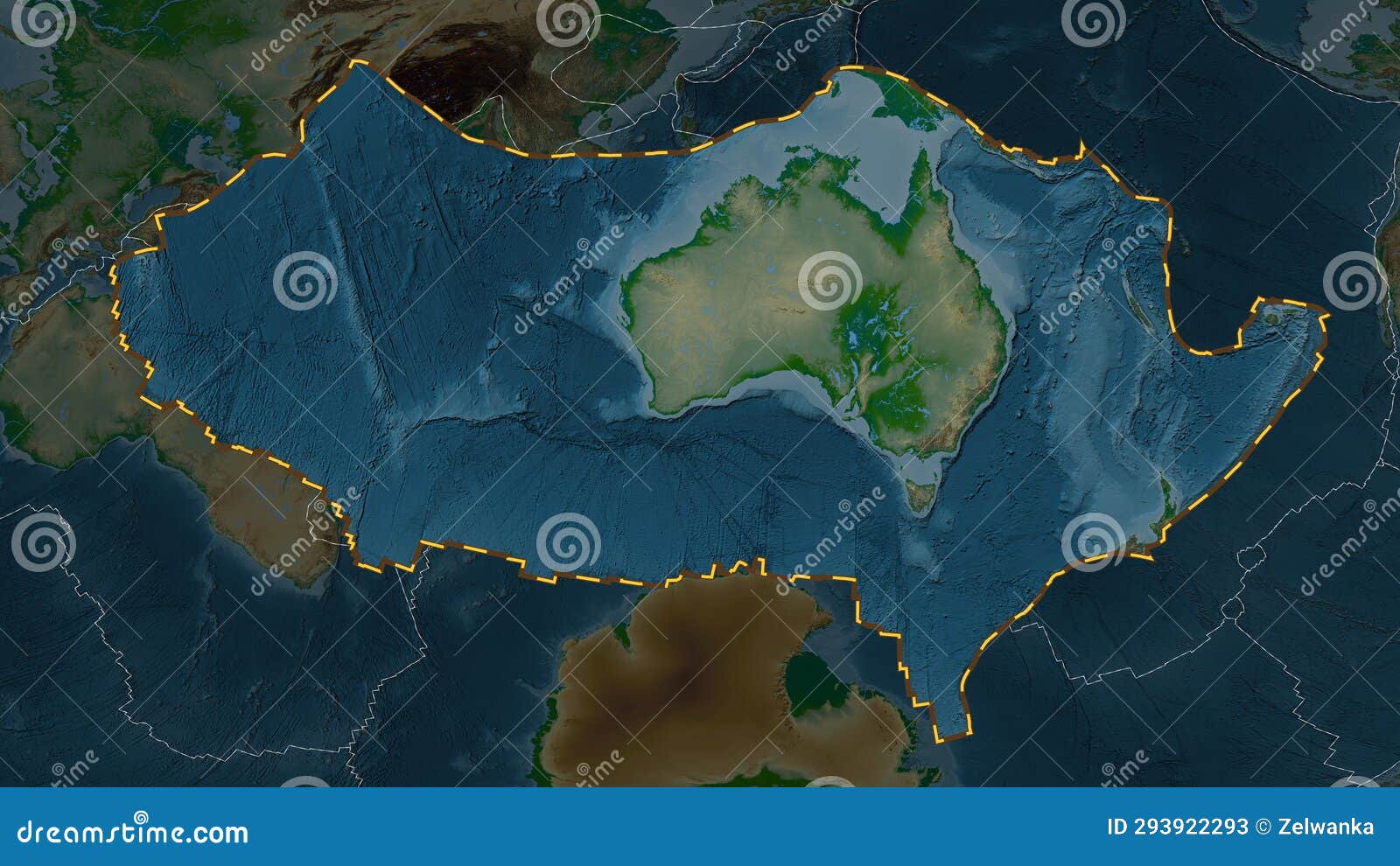 Australian Plate Extracted. Patterson Cylindrical. Physical Stock ...