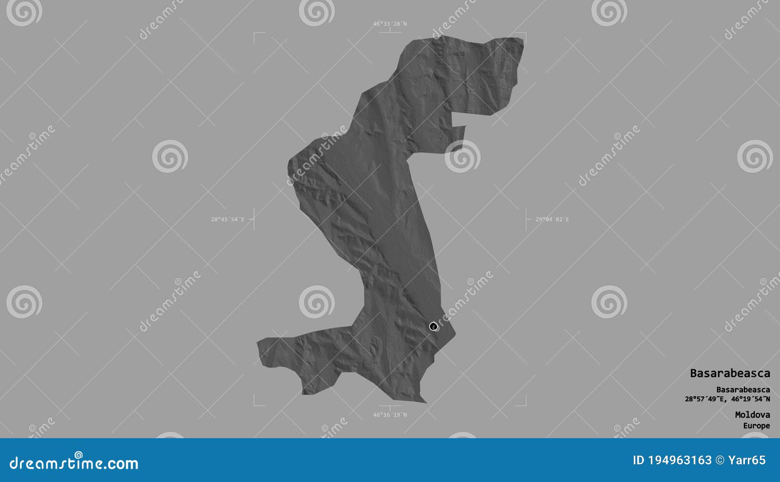 Basarabeasca - Moldova. Bounding Box. Bilevel Stock Illustration - Illustration of view ...