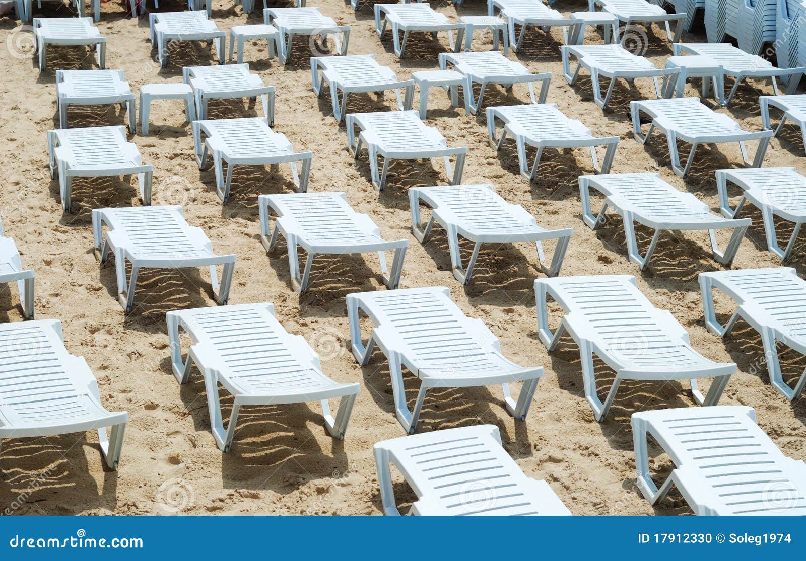 Area of a Beach for Comfortable Rest Stock Photo - Image of suntan ...