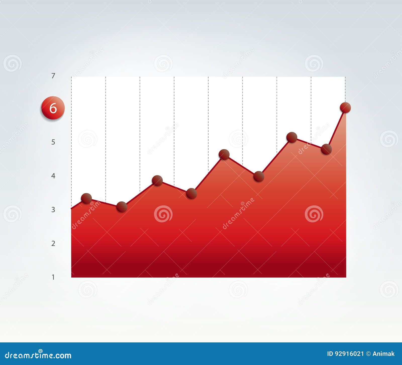 Area Chart, Graph Infographics Element Vector Illustration ... Area Chart, Graph Infographics Element Vector Illustration ...