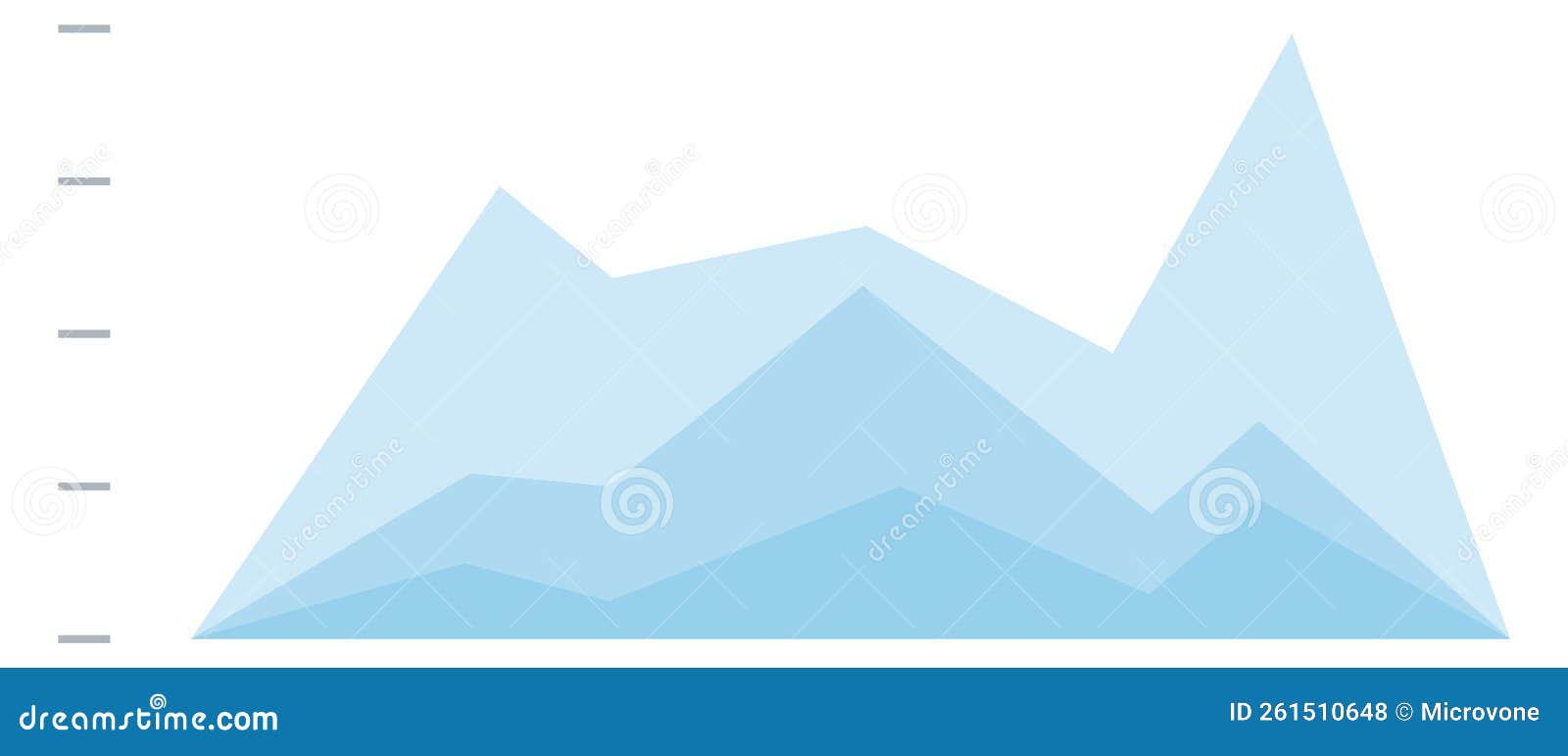 Area Chart, Graph Infographics Element Vector Illustration ... Area Chart, Graph Infographics Element Vector Illustration ...