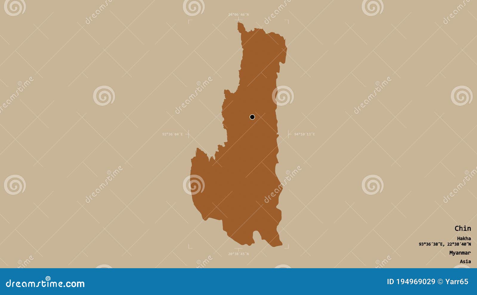 Chin - Myanmar. Bounding Box. Pattern Stock Illustration - Illustration ...