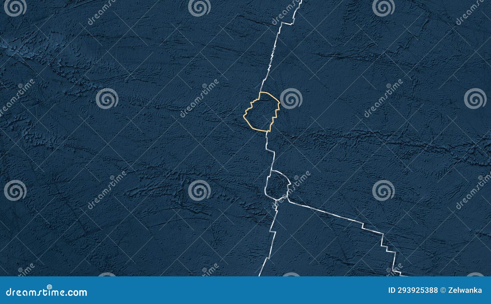 Easter Plate Outlined. Patterson Cylindrical. Satellite Stock ...