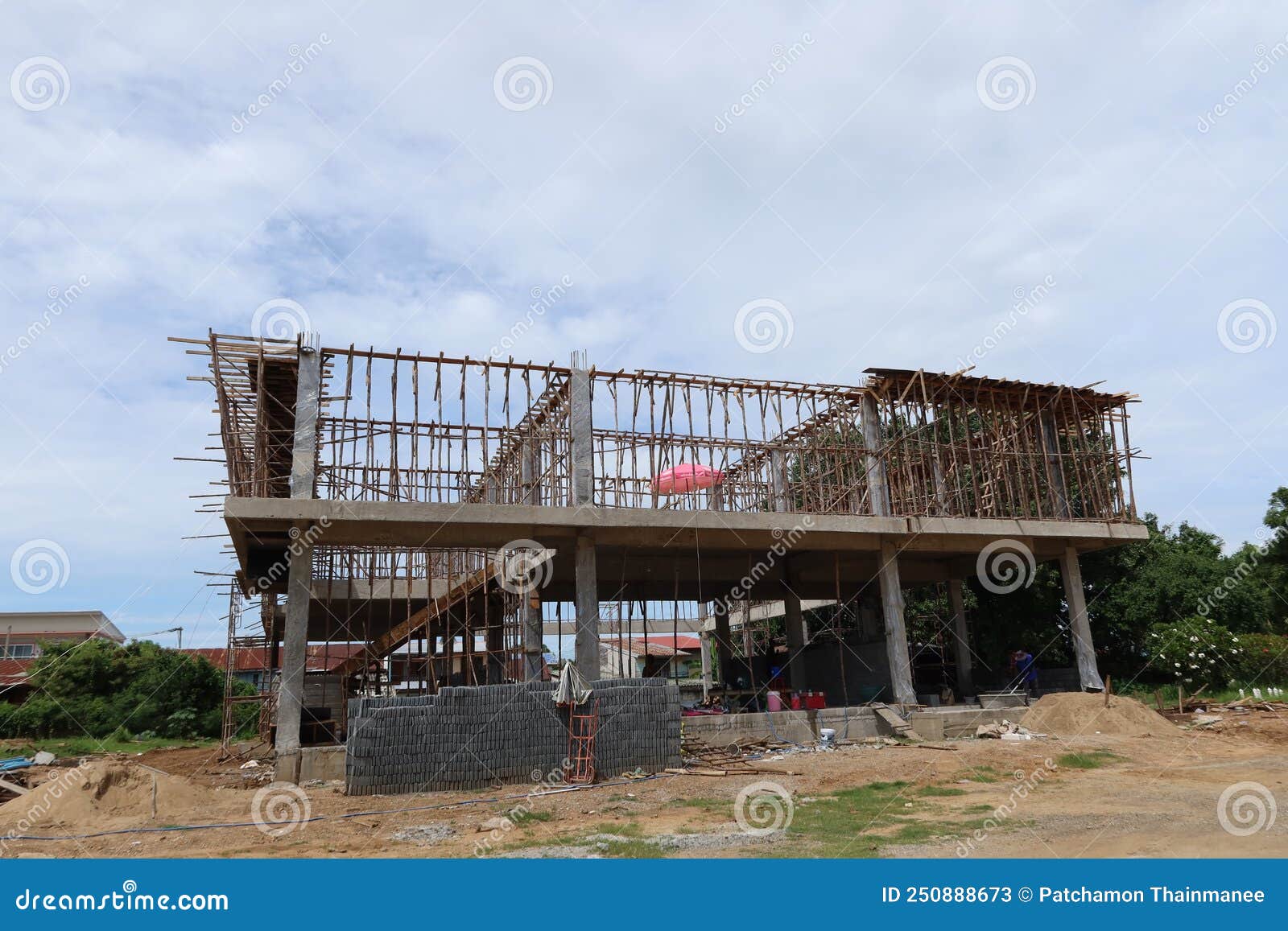 The Area in Front of the Construction Industry for the Construction of ...