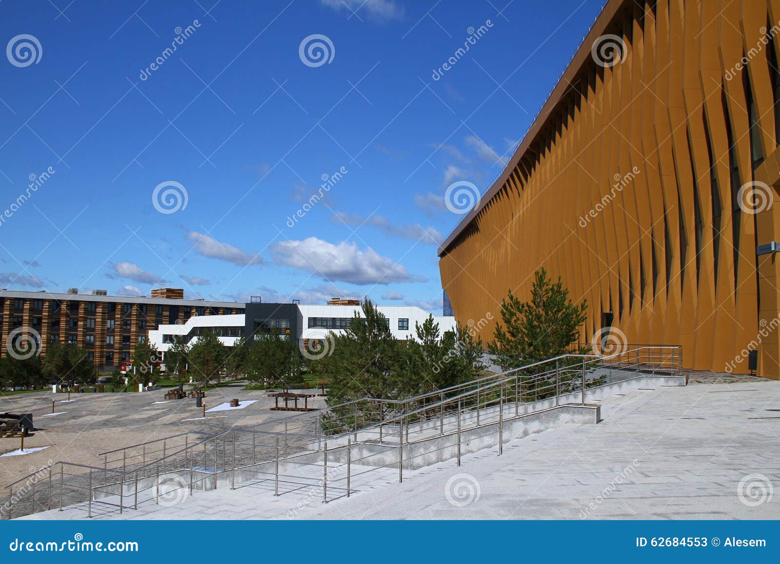 The Area in Front of the University Innopolis. Russia Stock Image ...