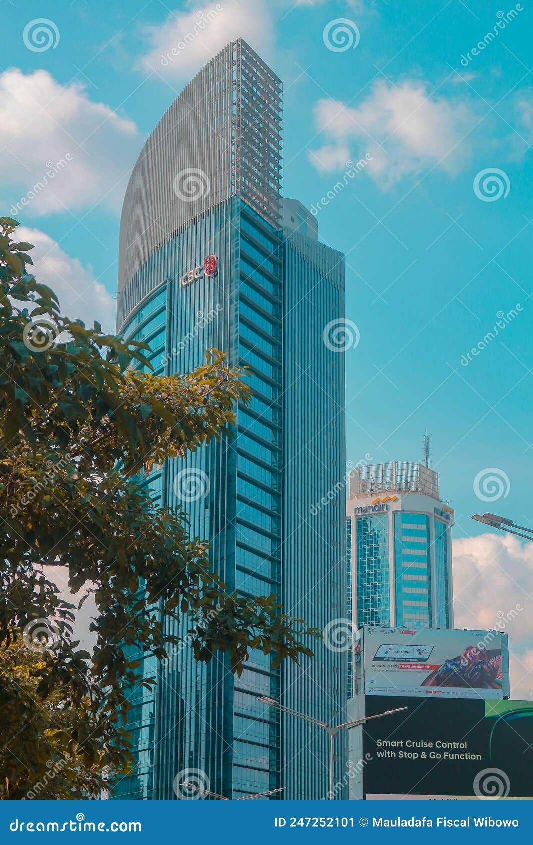 An Area that Has Beautiful High-rise Buildings Stock Image - Image of ...