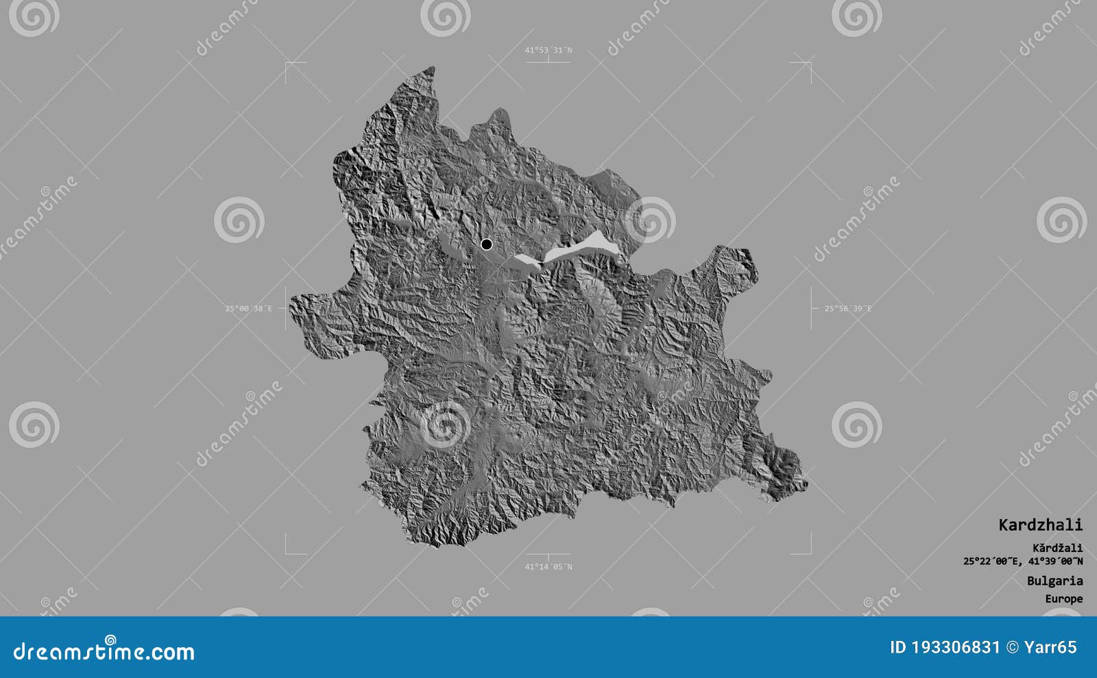 Kardzhali - Bulgaria. Bounding Box. Bilevel Stock Illustration ...