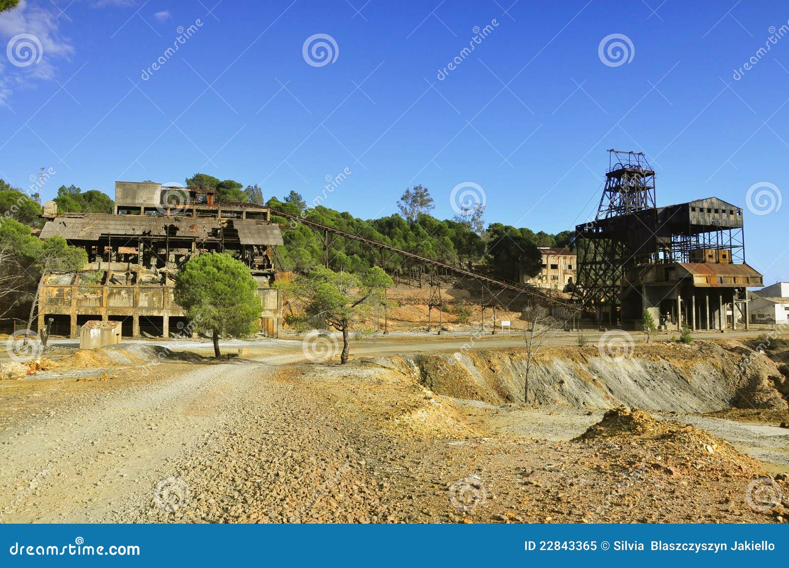 Area mining, Spain stock image. Image of gold, industry - 22843365