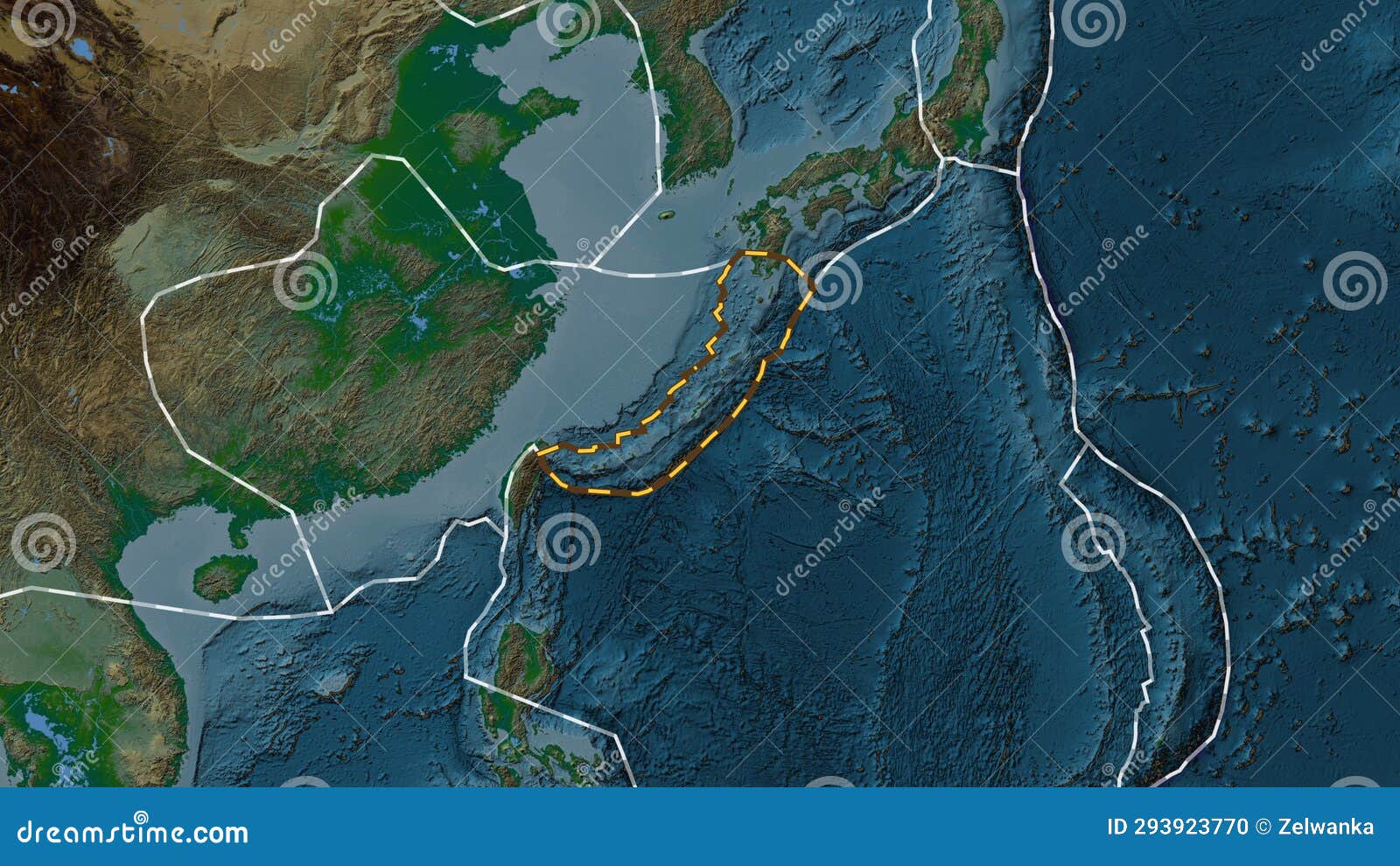 Okinawa Plate Dashed. Patterson Cylindrical. Physical Stock ...