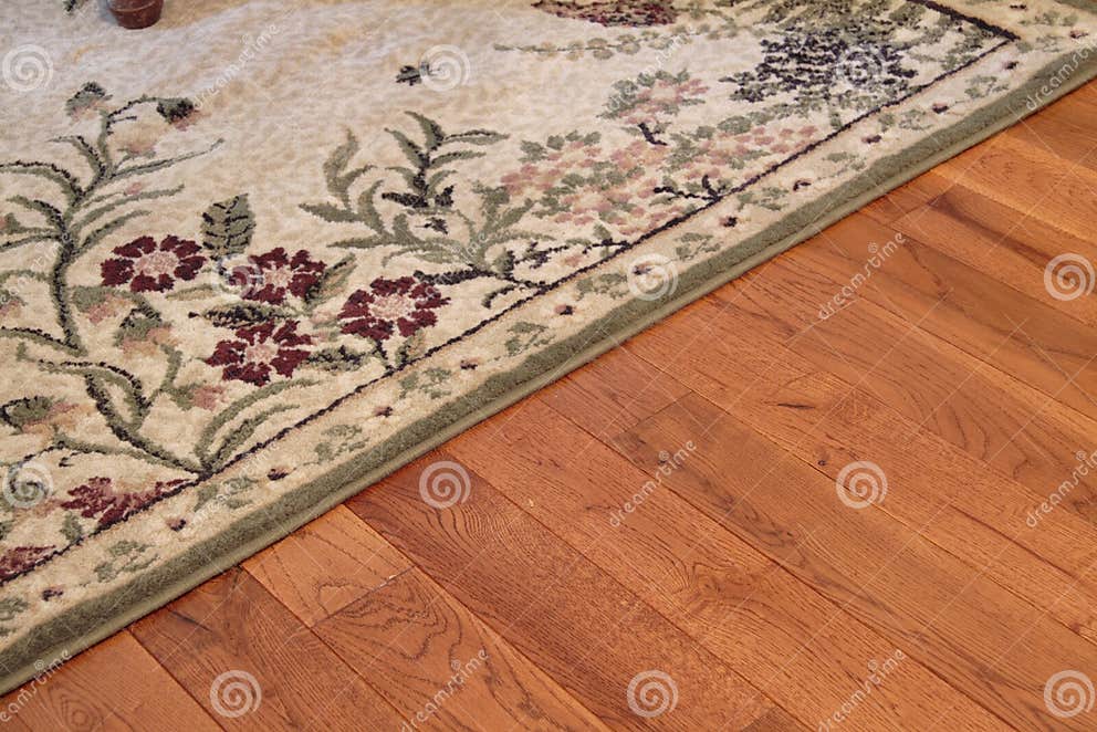 Area Rug stock photo. Image of wood, carpeting, hardwood - 1614258