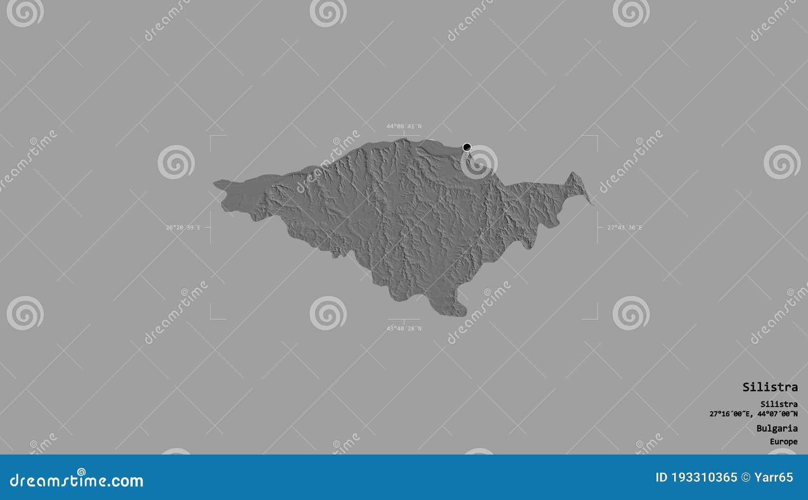 Silistra - Bulgaria. Bounding Box. Bilevel Stock Illustration ...