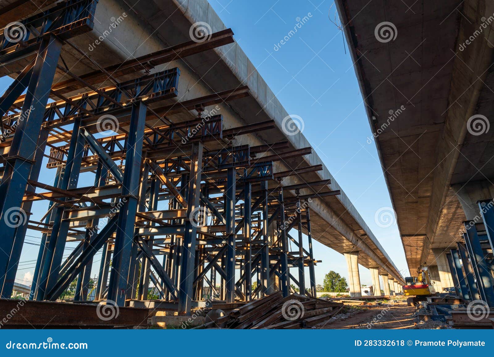 Area of Structure Road Construction of Expressway Under Construction ...