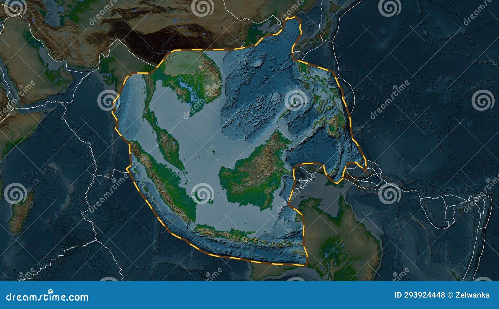 Sunda Plate Extracted. Patterson Cylindrical. Physical Stock ...
