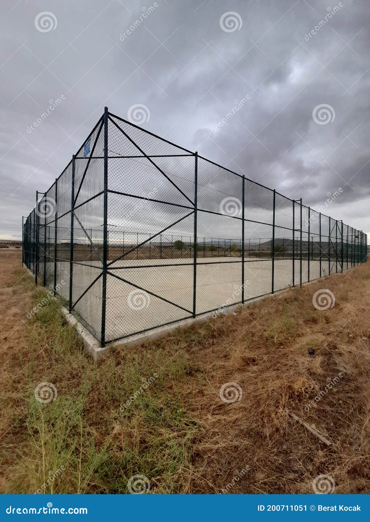Area surround by wire mesh stock image. Image of wall - 200711051