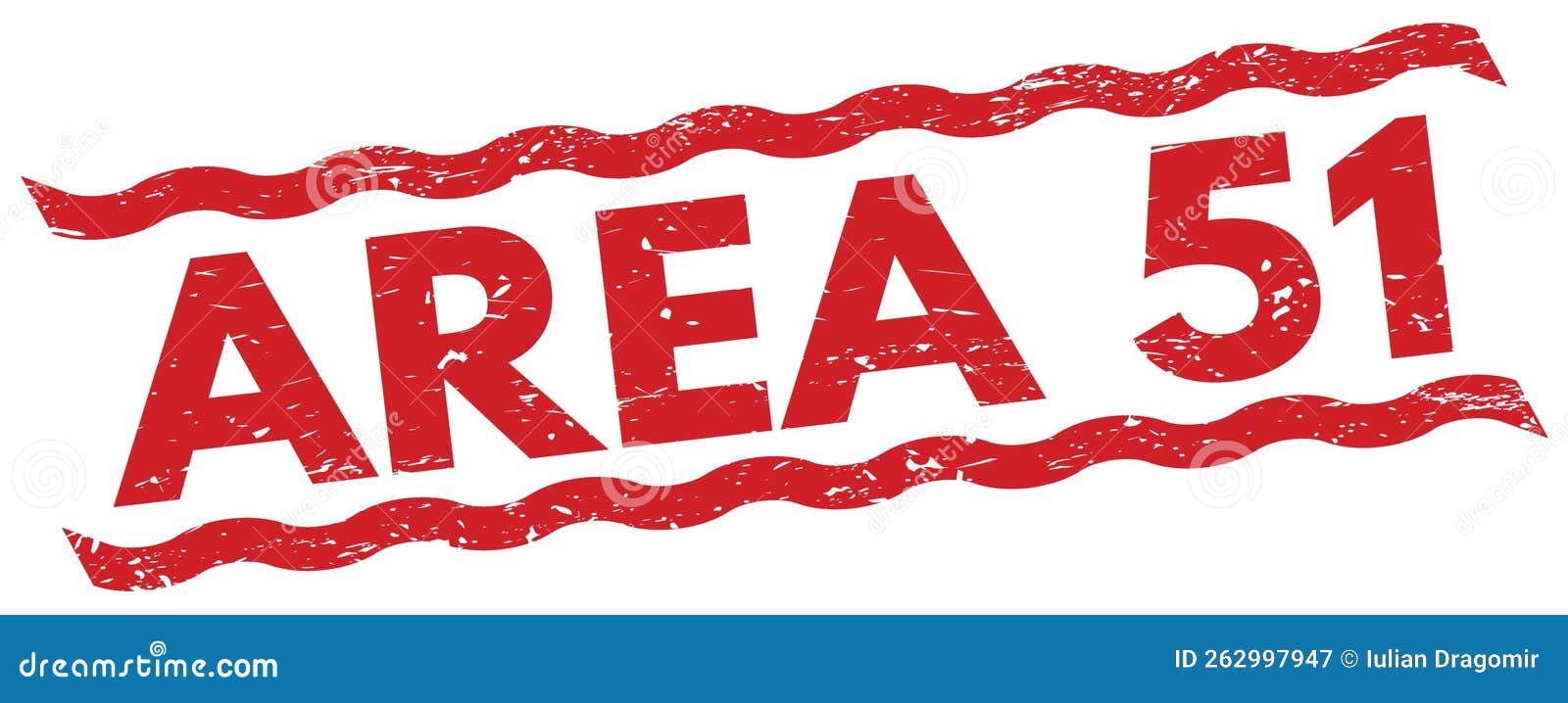 AREA 51 Text on Red Lines Stamp Sign Stock Illustration - Illustration ...