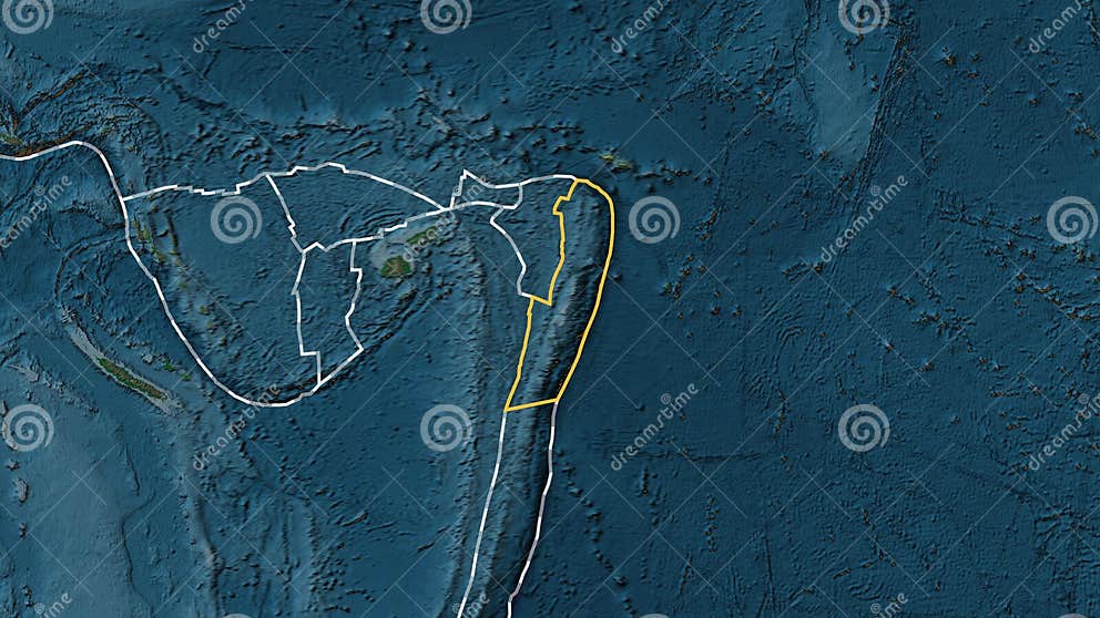 Tonga Plate Outlined. Patterson Cylindrical. Physical Stock ...