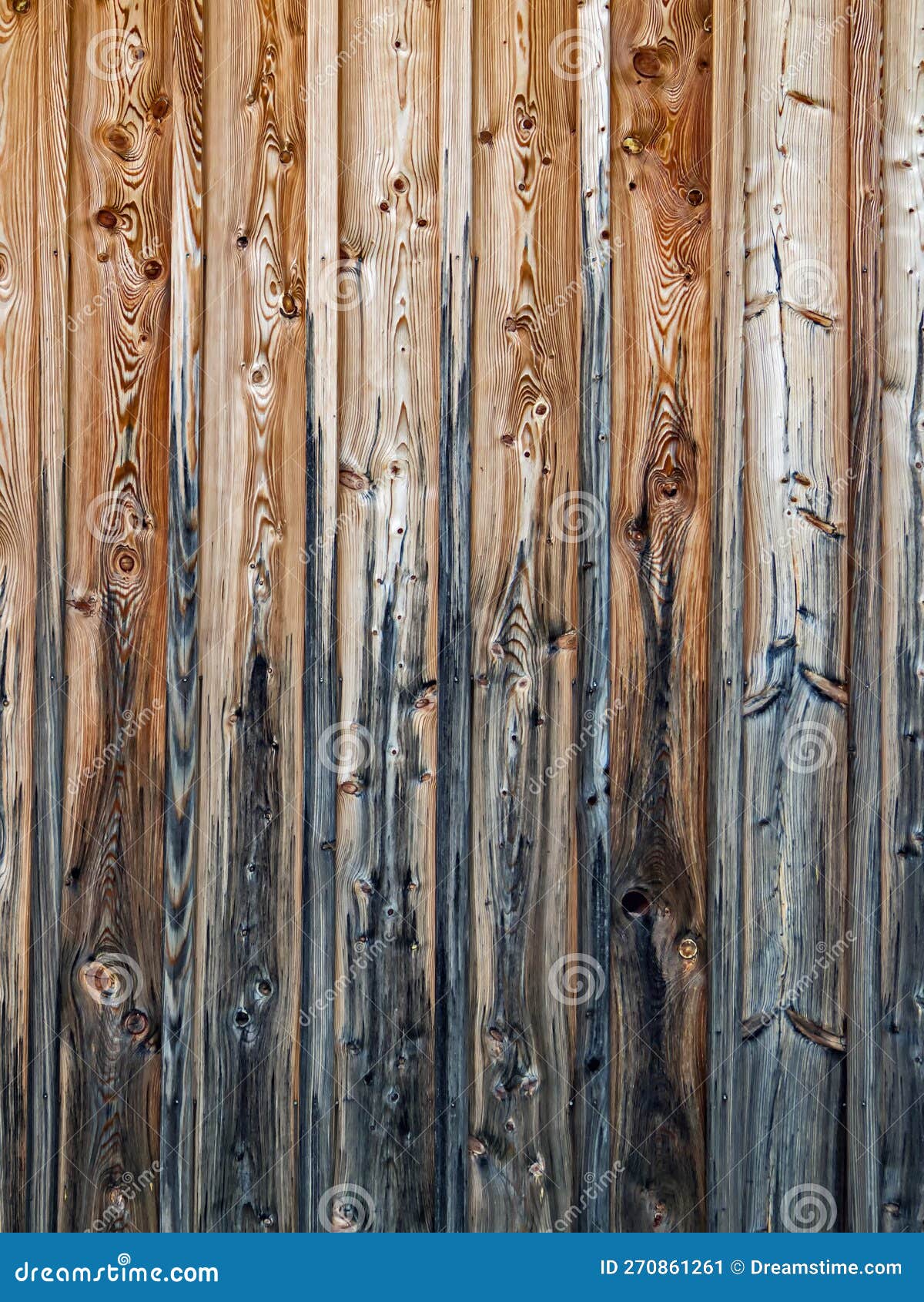 Area of Vertical Wooden Boards with Gradient As Background Stock Image ...