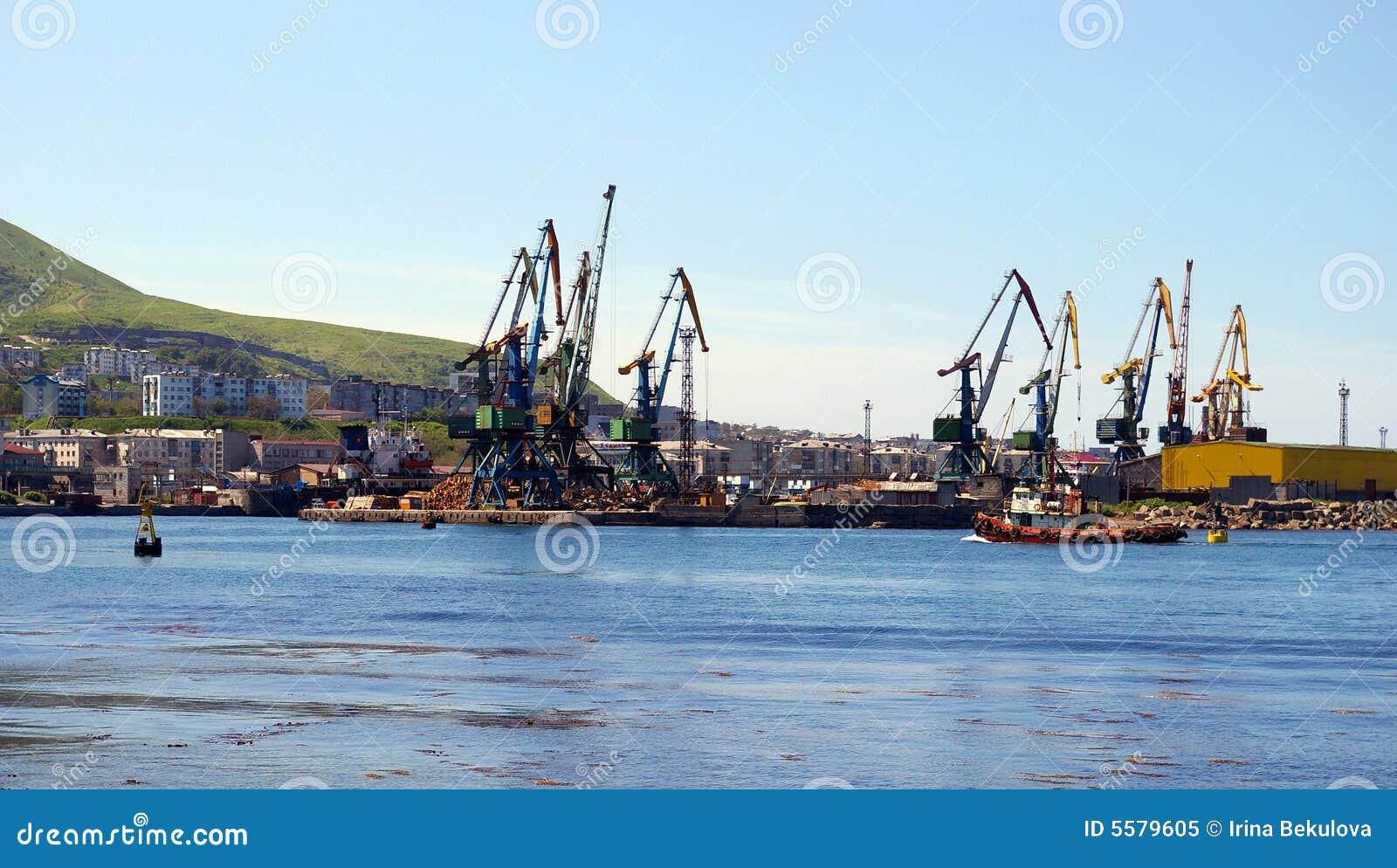 The Area of Water of Seaport. Stock Image - Image of quay, port: 5579605